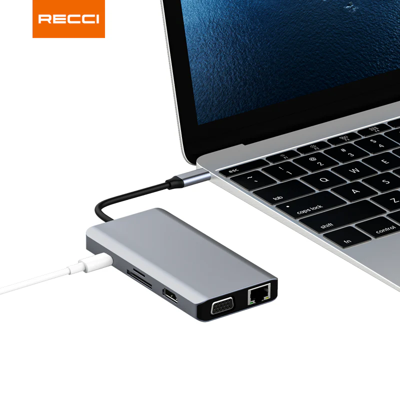 Recci RH09 9 in 1 Hub